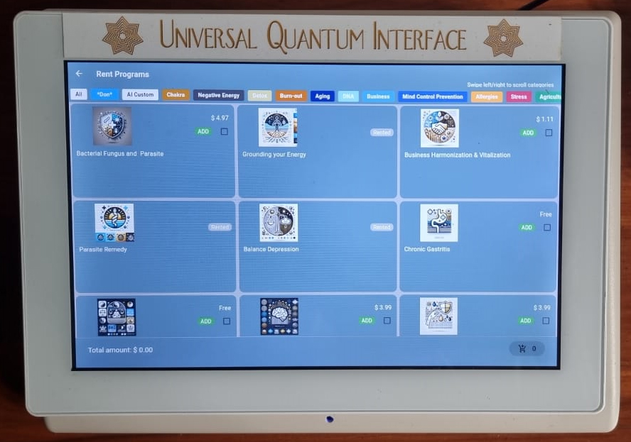 U-Qi Categories and Programs – Universal Quantum Interface